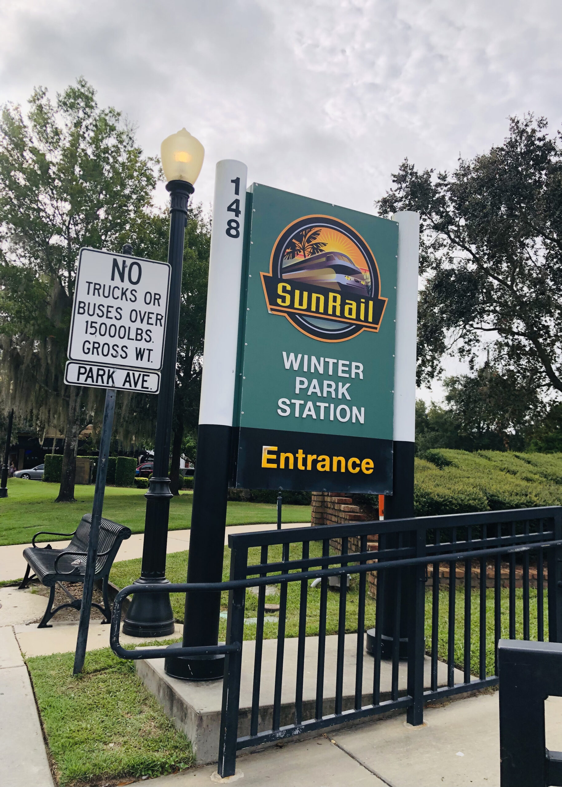 Riding the Sunrail in Orlando