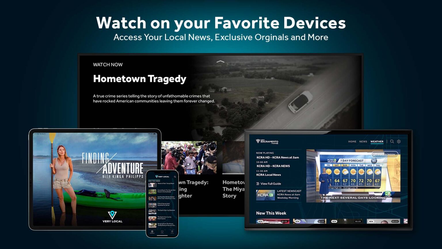Very Local Shows | Stream Local News, Weather, Originals and More